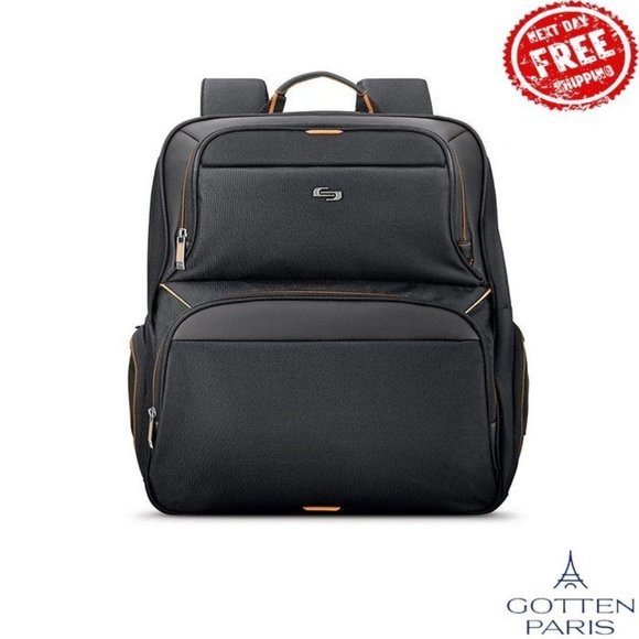 solo | Bags | Solo Everyday Urban 73 Laptop Backpack Black Womens Bag ...